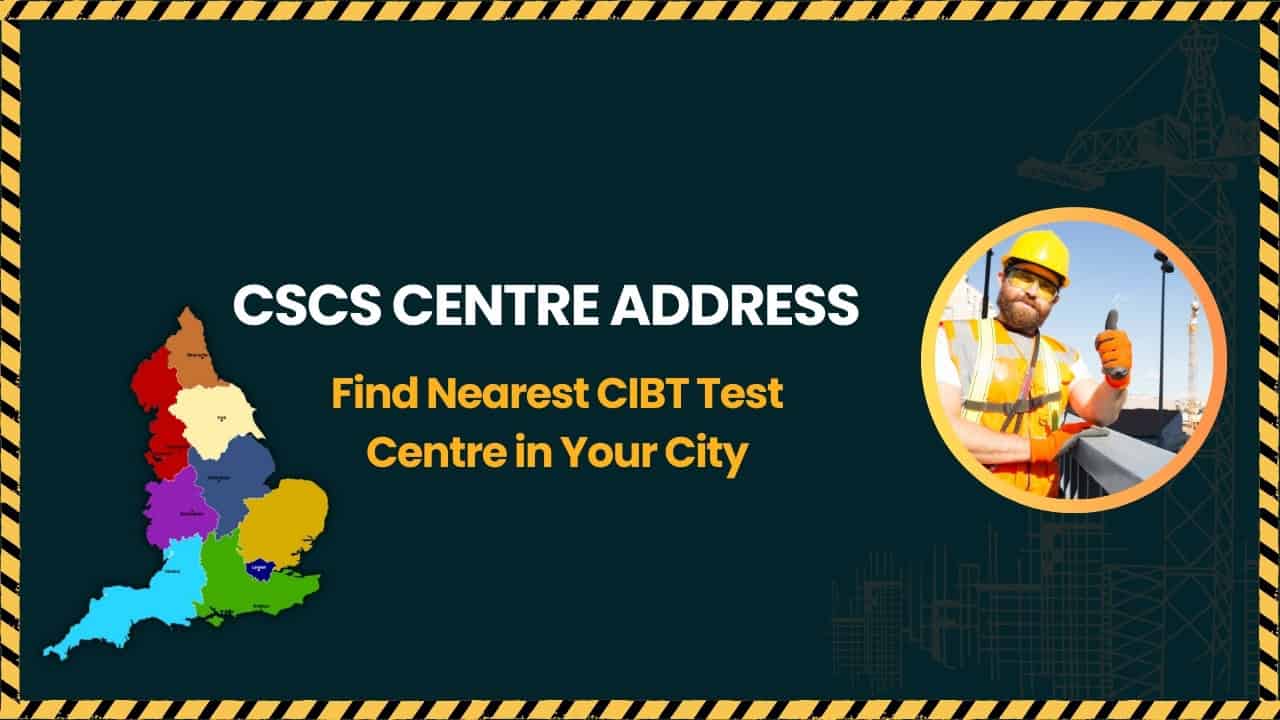 CIBT Test Centres Location (Google Map) | CSCS Mock Test